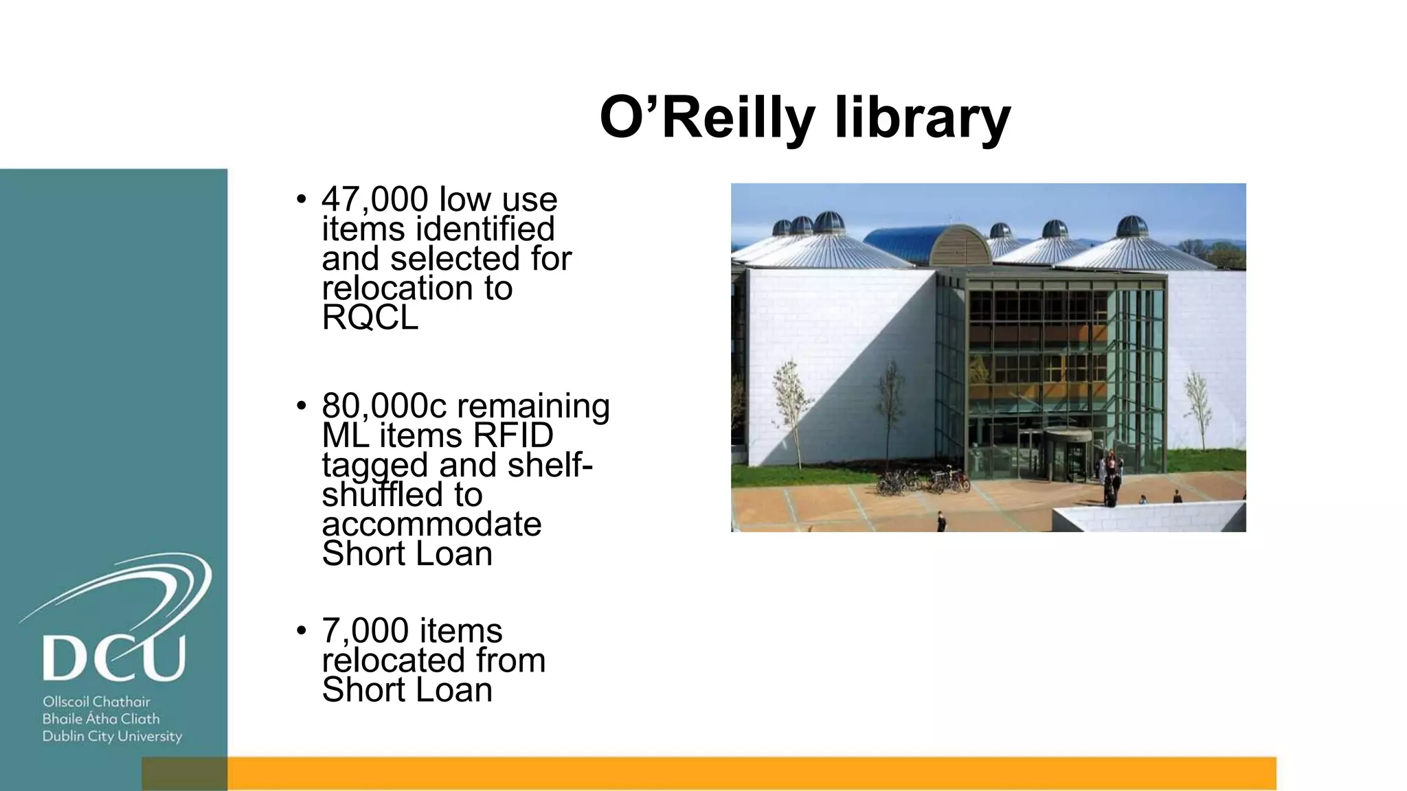 DCU Library’s new Request Collection – incorporation and collaboration ...