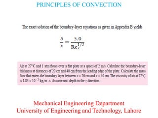 Convection-1.pdf presentation on heat and mass transfer | PPT