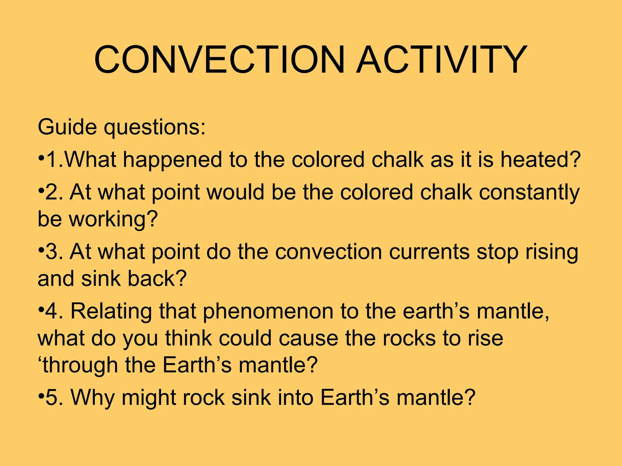 Convection current in the mantle power point | PPT