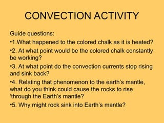 Convection current in the mantle power point | PPT
