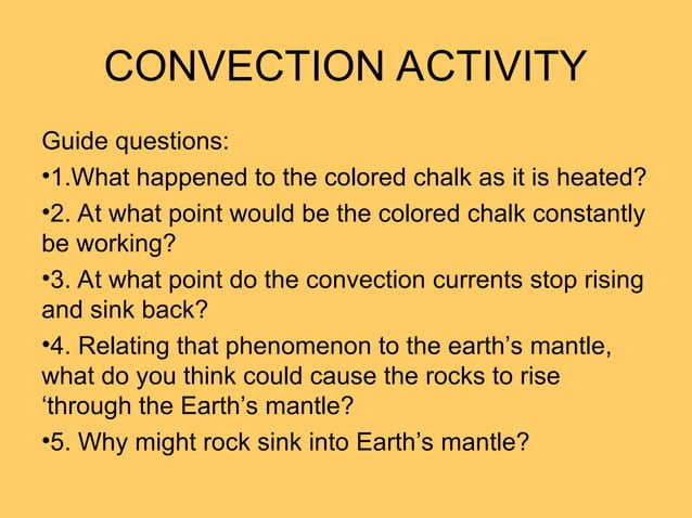 Convection current in the mantle power point | PPT | Geology | Science