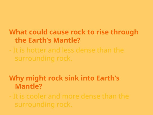 Convection current in the mantle power point | PPT | Geology | Science