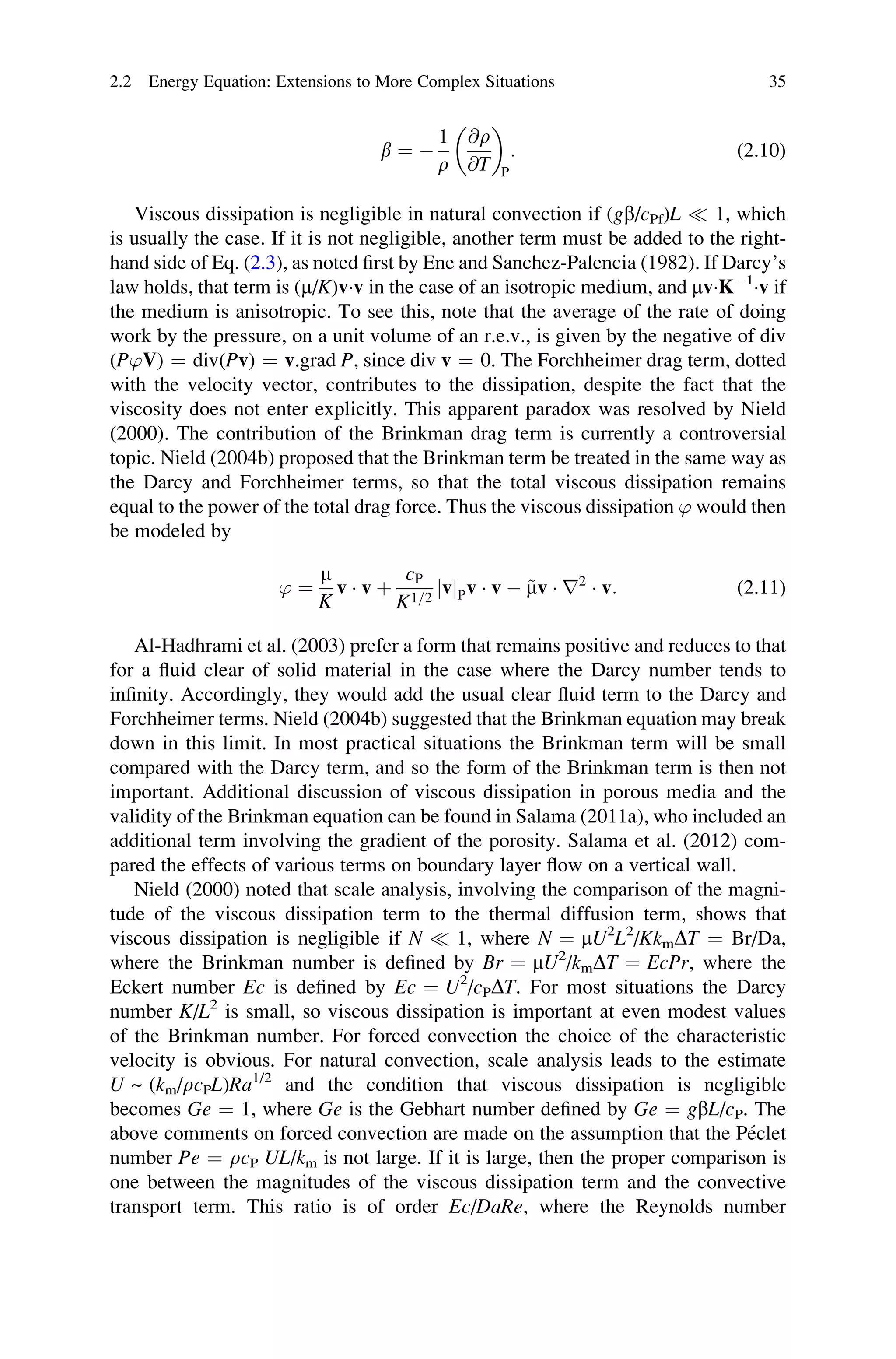 Convection in porous media 4e | PDF