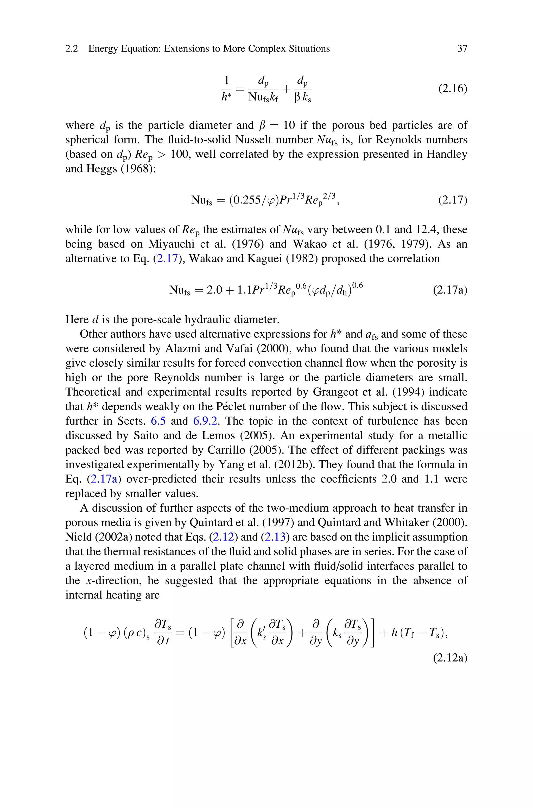 Convection in porous media 4e | PDF