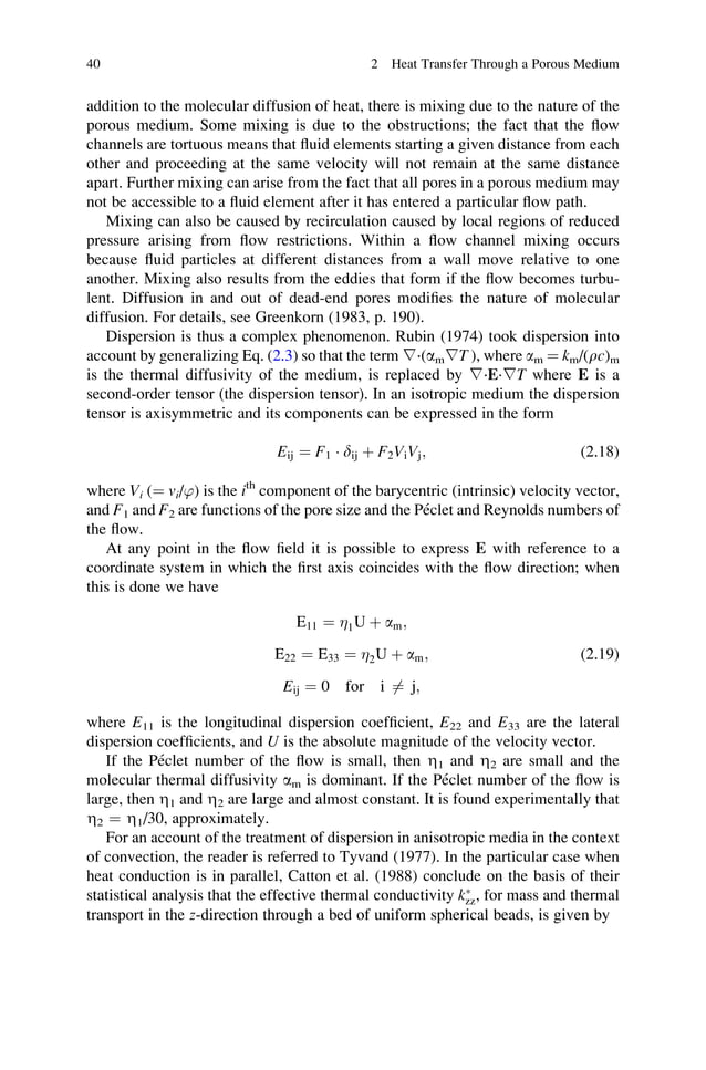 Convection in porous media 4e | PDF
