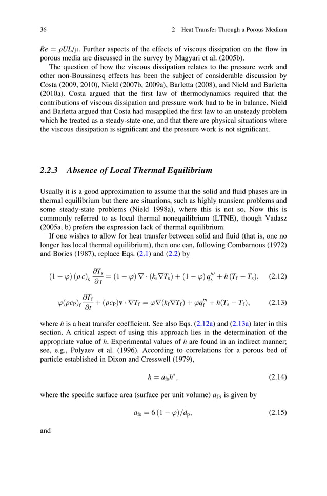 Convection in porous media 4e | PDF