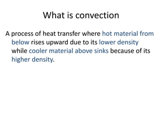 Definition Of Convection