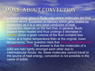 Convection | PPT | Weather | Science