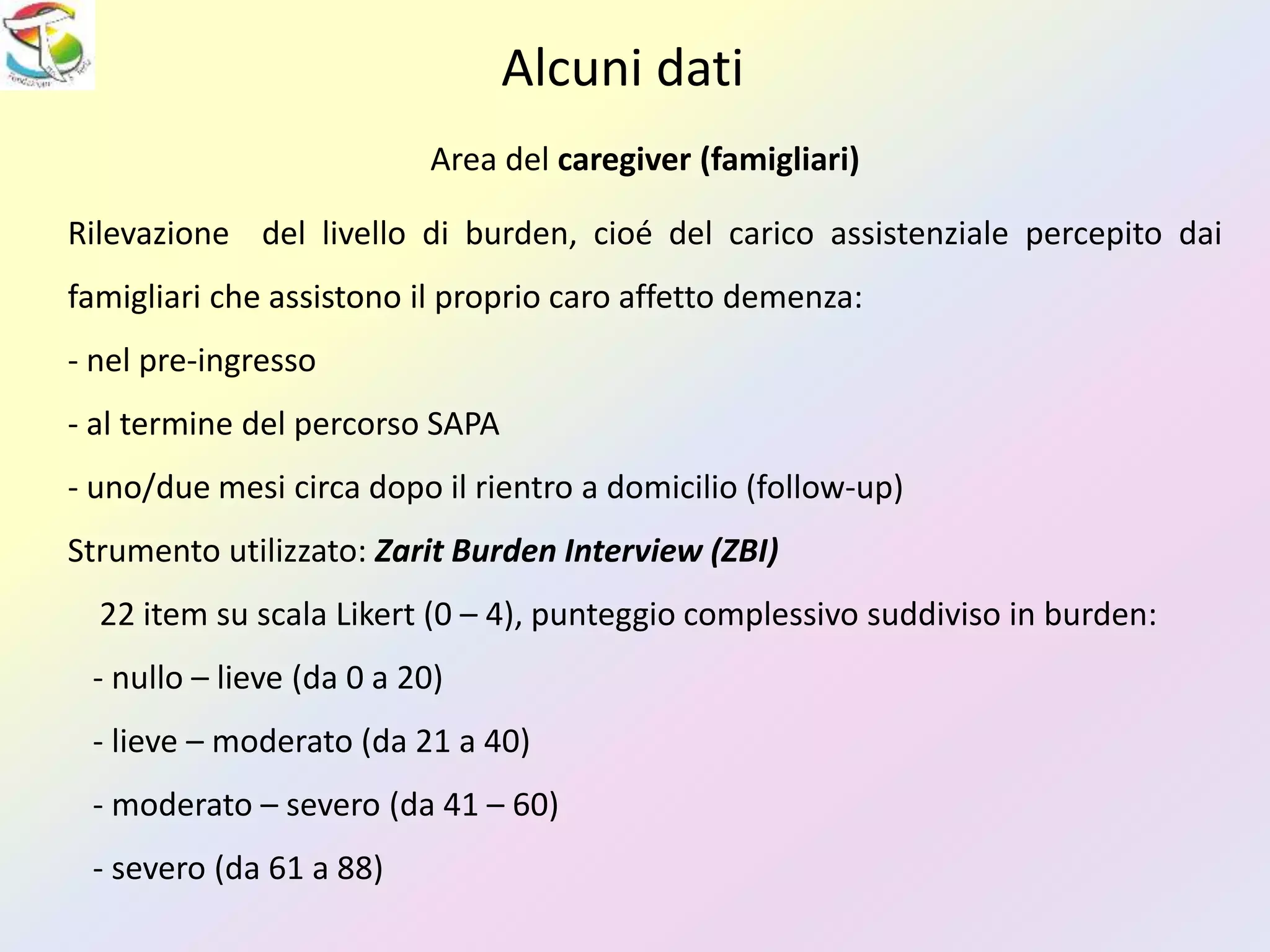 La Sezione Alzheimer di Fondazione Santa Tecla - Este | PPTX