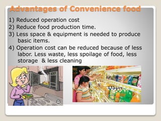 Convenience foods | PPTX