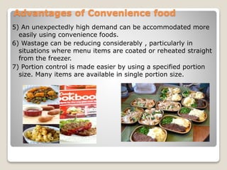 Convenience foods | PPTX