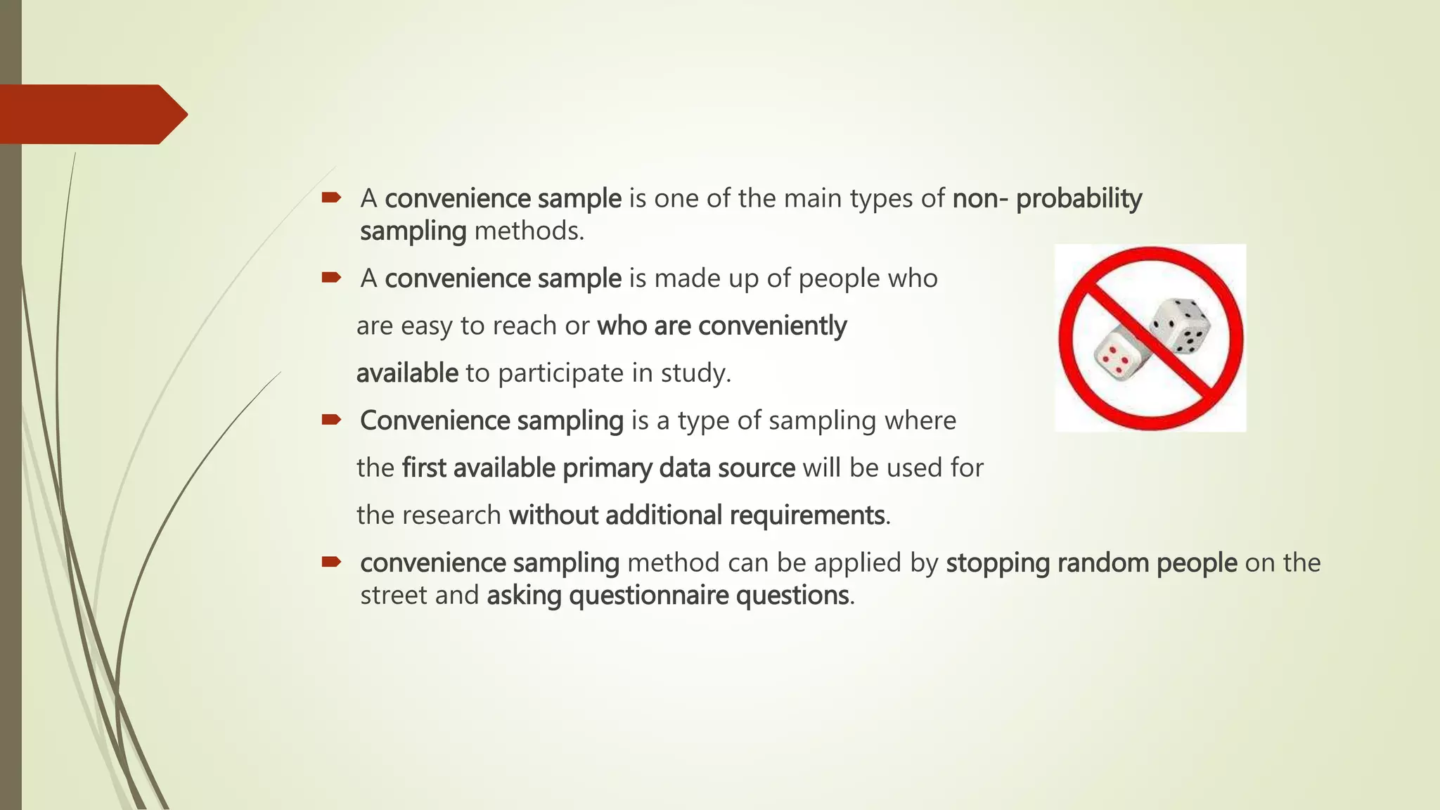 Convenience sampling | PPTX