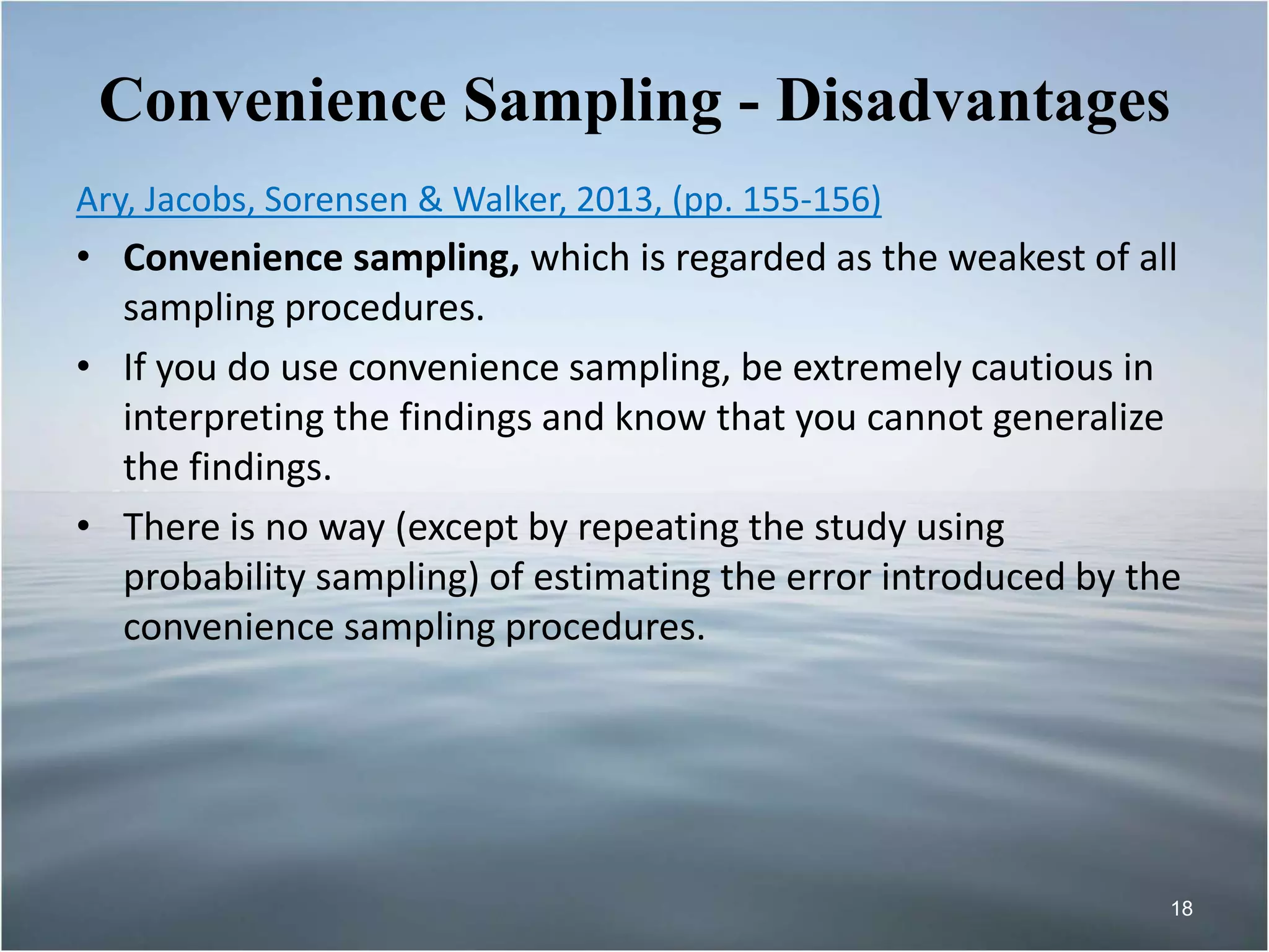 Convenience sampling | PPTX