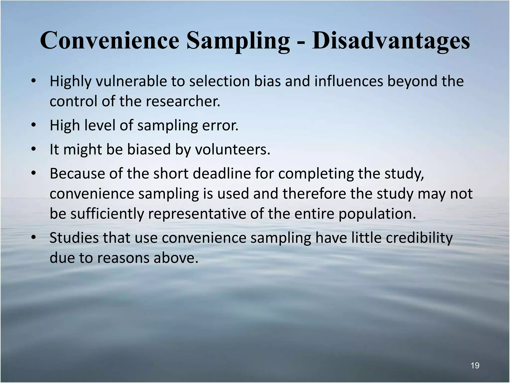 Convenience sampling | PPTX