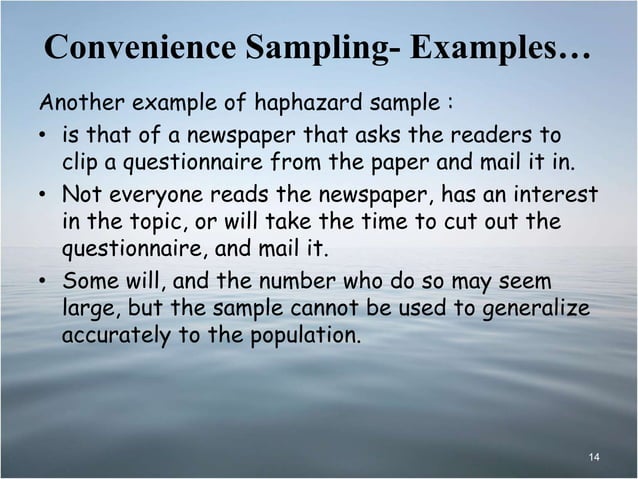 Convenience sampling | PPTX