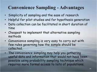 Convenience sampling | PPTX