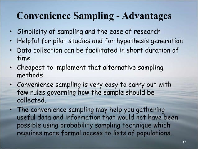 Convenience sampling | PPTX