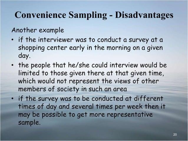 Convenience sampling | PPT