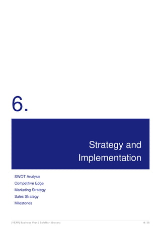 convenience store business plan example | PDF