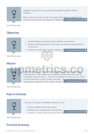 convenience store business plan example | PDF