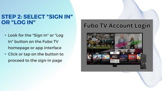 Conveniently Access Fubo TV with a Quick Sign-In Process.pptx ...