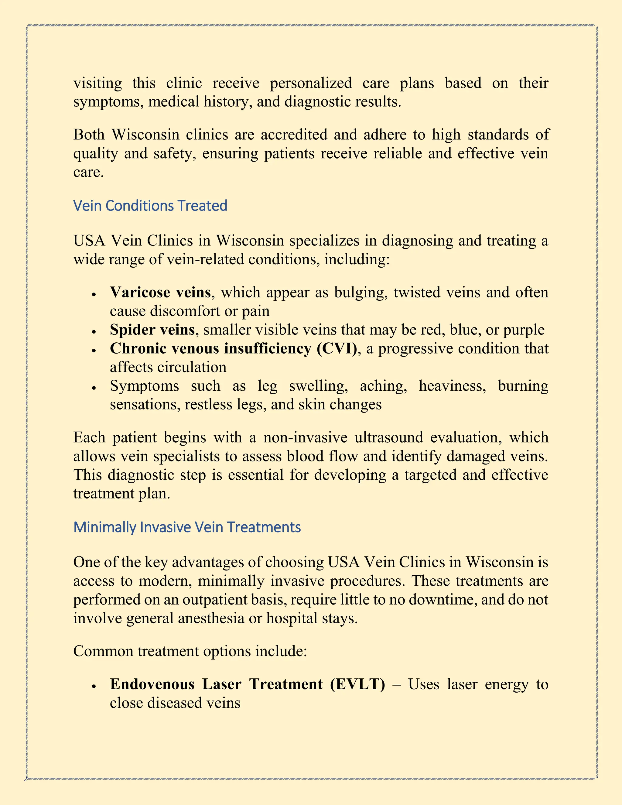 Convenient Vein Treatment Locations in Wisconsin at USA Vein Clinics.pdf