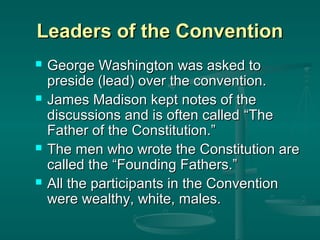 Constitutional Convention | PPT