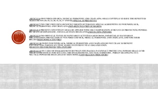 Geneva Convention | PPTX