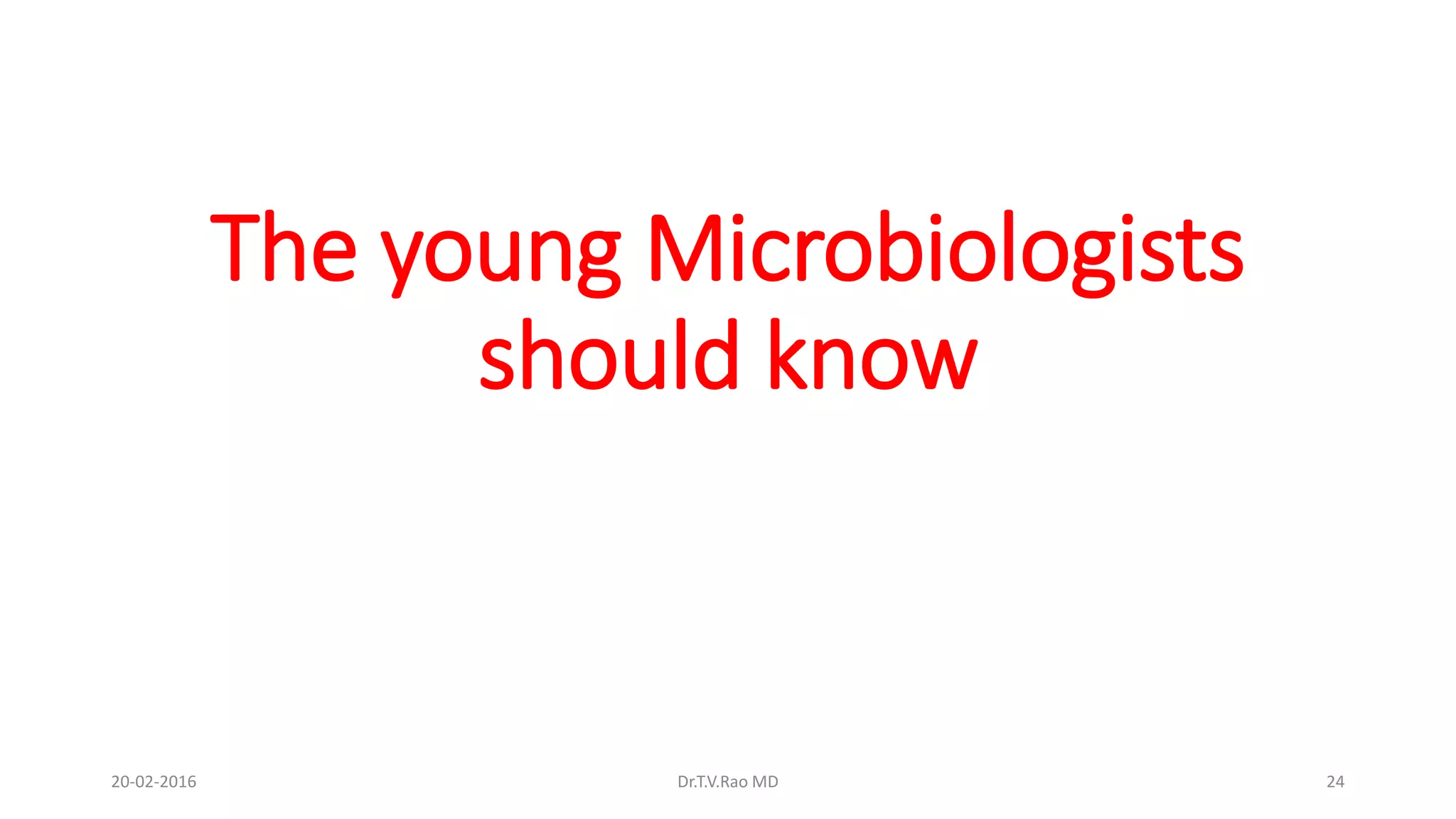 CONVENTIONAL MICROBIOLOGICAL TECHNIQUES | PDF