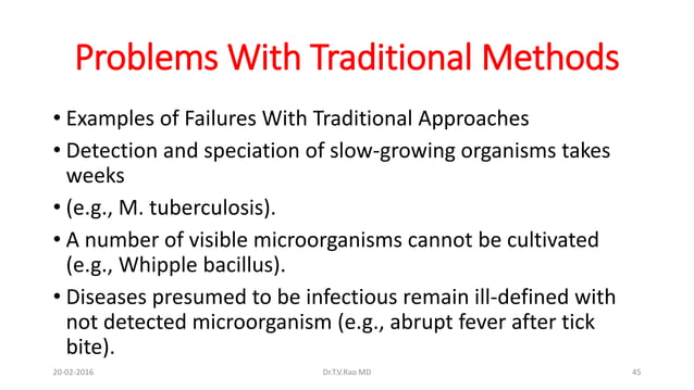 CONVENTIONAL MICROBIOLOGICAL TECHNIQUES | PDF | Infectious Diseases ...