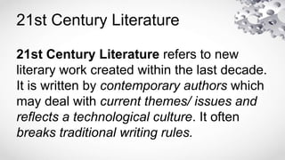 CONVENTIONAL-AND-21st-CENTURY-GENRES.pptx