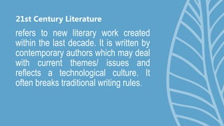 Conventional-and-21st-Century-Literary-Genres.pptx