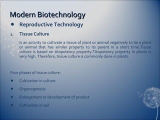 Conventional and modern biotechnology | PPT