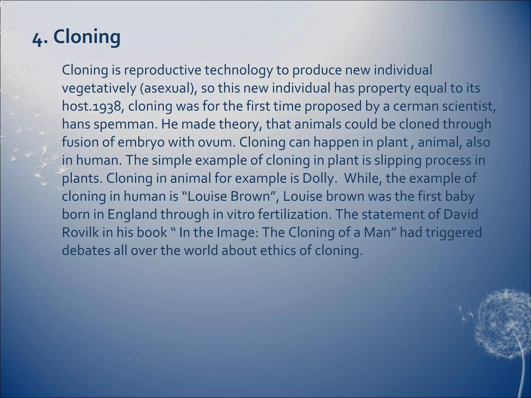 Conventional and modern biotechnology | PPT