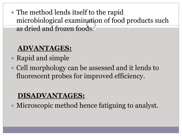 Conventional and modern methods for detection of spoilage | PPTX ...