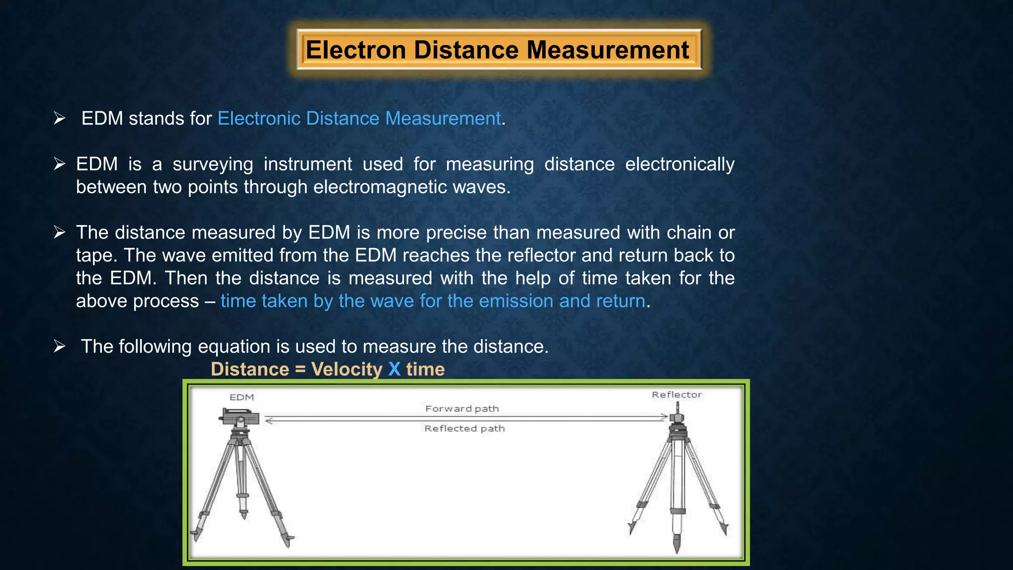Conventional and modern surveying instruments | PPTX