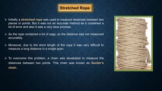 Conventional and modern surveying instruments | PPTX