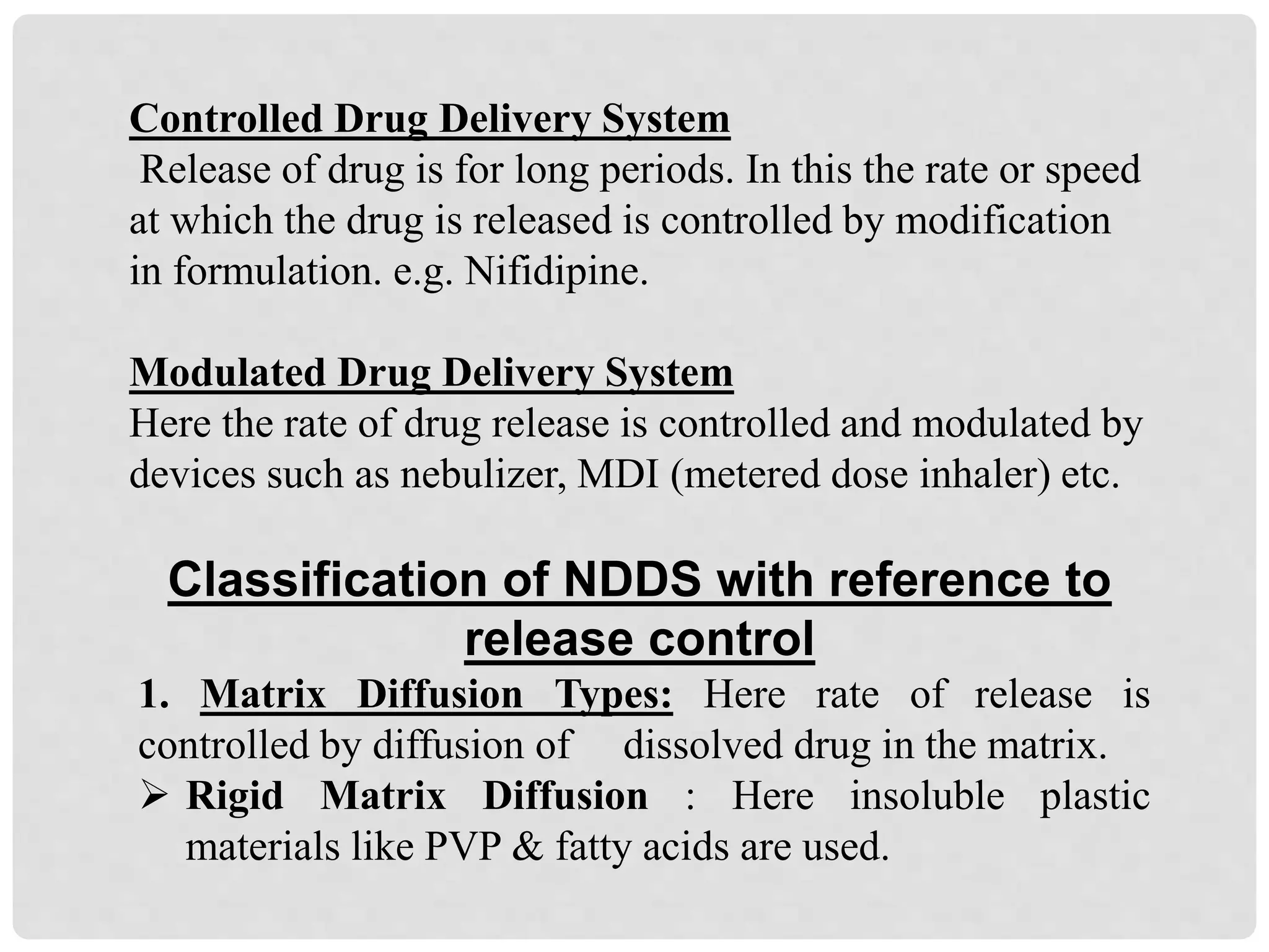 Conventional and novel drug delivery system. | PPTX