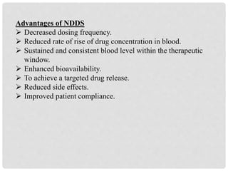 Conventional and novel drug delivery system. | PPTX