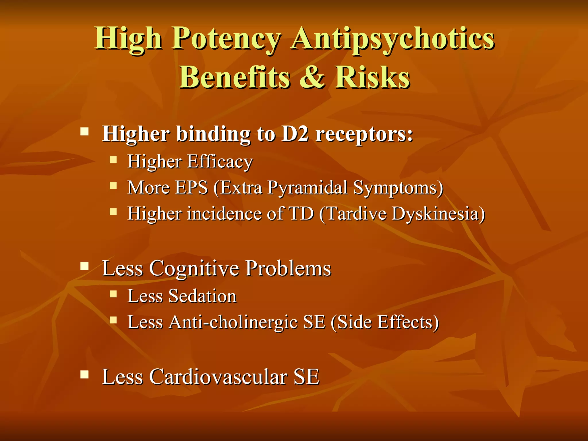 Conventional Antipsychotics 2 19 2007 | PPT