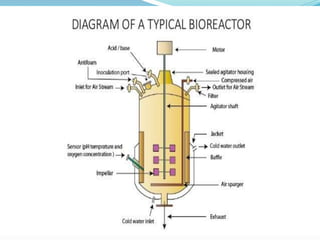Conventional bioreactor and their components | PPTX