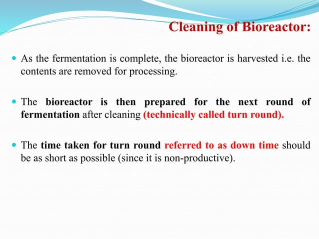 Conventional bioreactor and their components | PPTX | Chemistry | Science