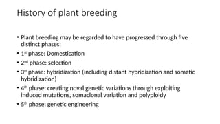 conventional plant breeding in new era .pptx