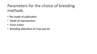 conventional plant breeding in new era .pptx