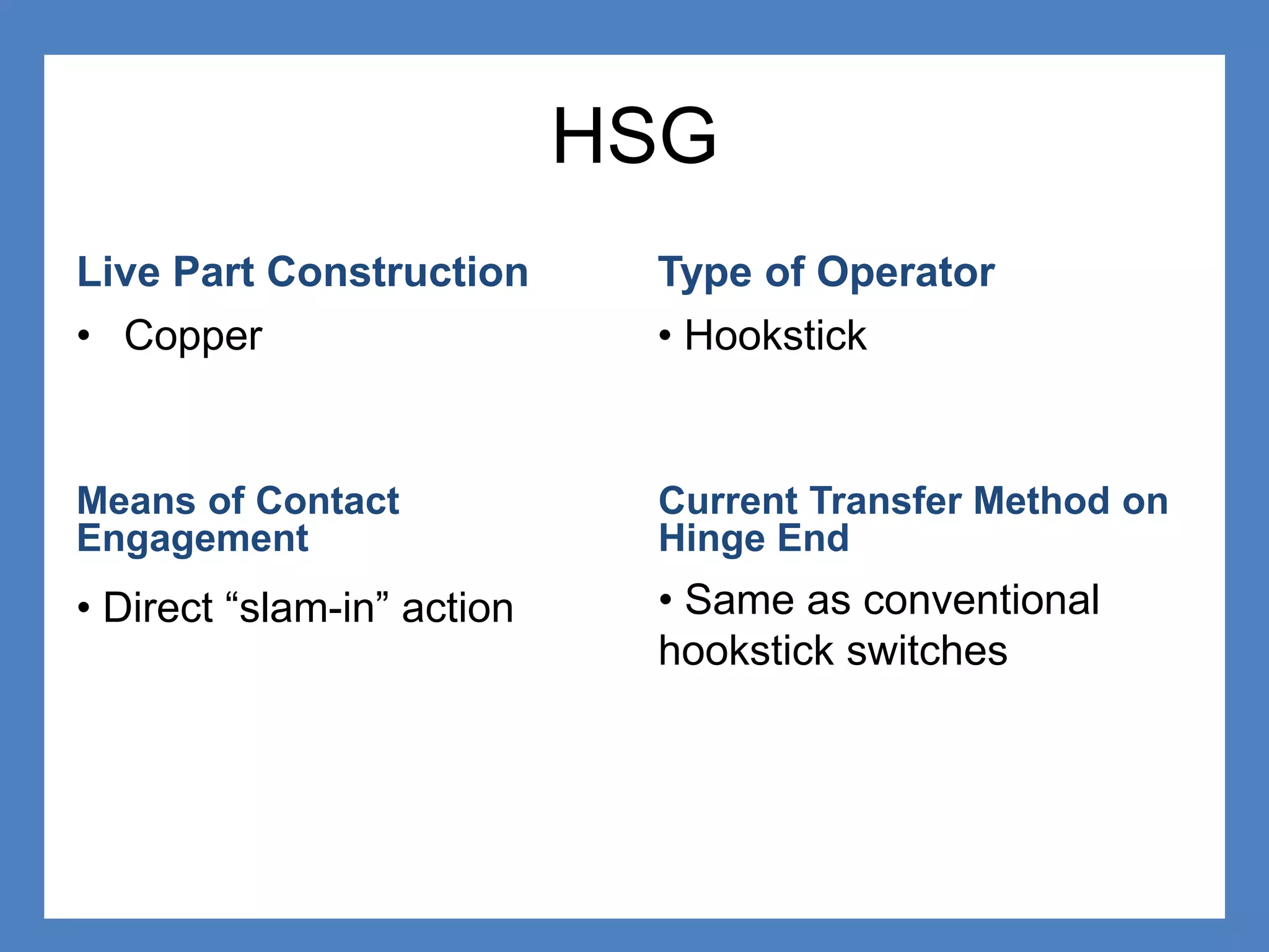 Conventional Ground Switches | PPTX