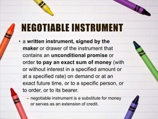 Conventional & Islamic Negotiable Instrument | PPTX