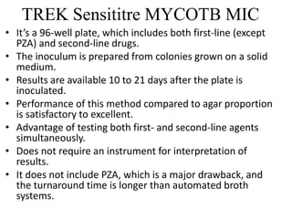 Conventional lab diagnosis of tb | PPTX