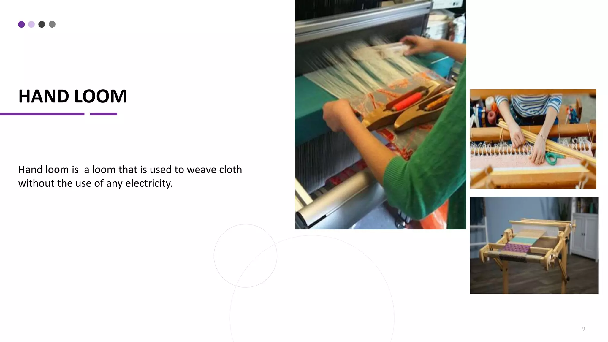 Conventional loom in textile | PPTX