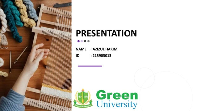 Conventional loom in textile | PPTX