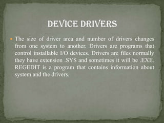 Conventional memory | PPTX | Operating Systems | Computer Software and ...